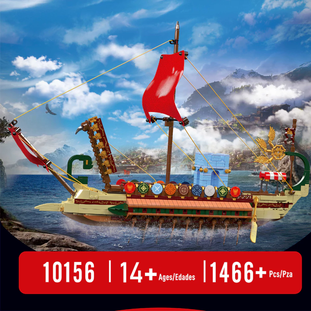 MouldKing 10156 Roman Warship Technic