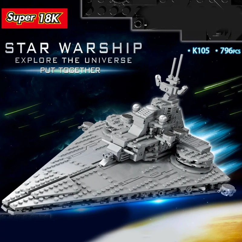 Super 18K K105 Incursor-Class Cruiser Star Wars