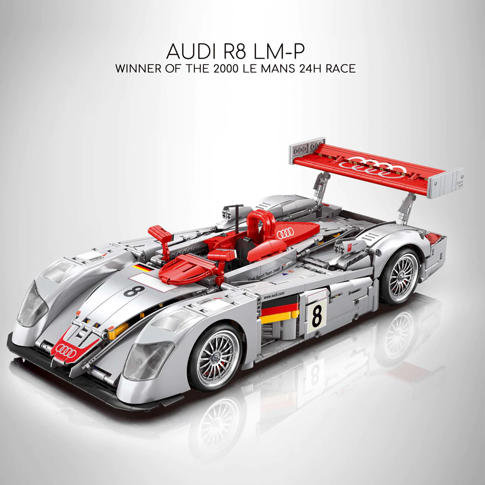 ProBlocks Audi R8 LMP Lego Set