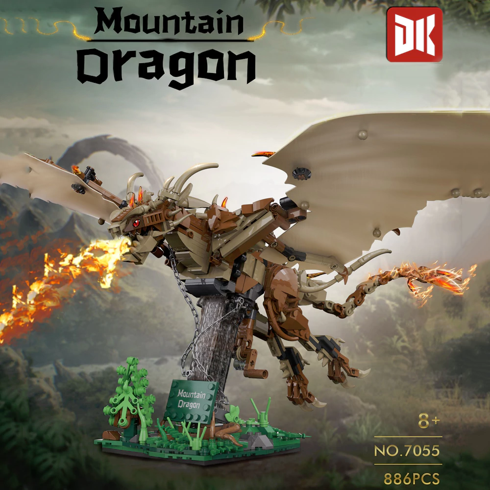 DK 7055 Mountain Dragon Monster Dinosaur