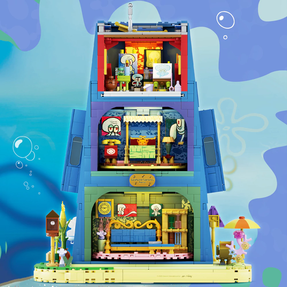 Squidward's House in Bricks: A Quiet Bikini Bottom Classic