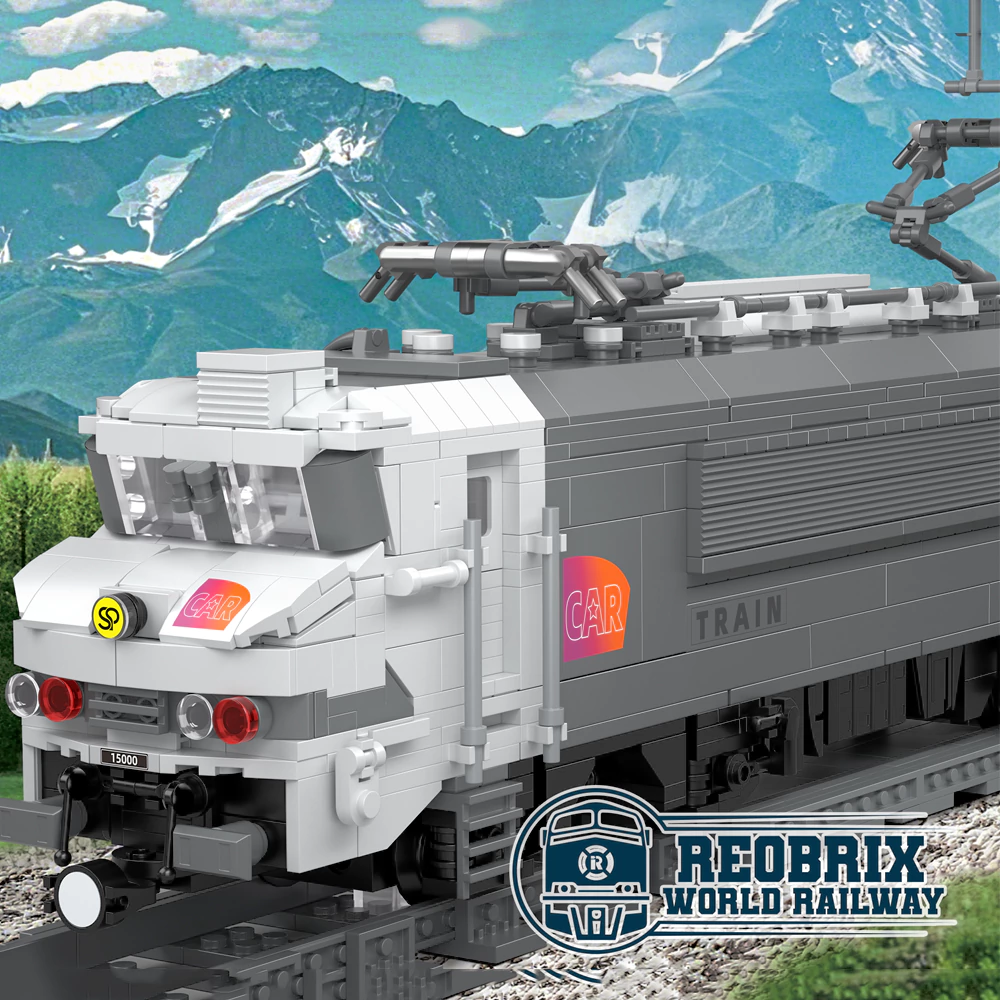 Reobrix BB15000 Electric Locomotive Train Set Technic