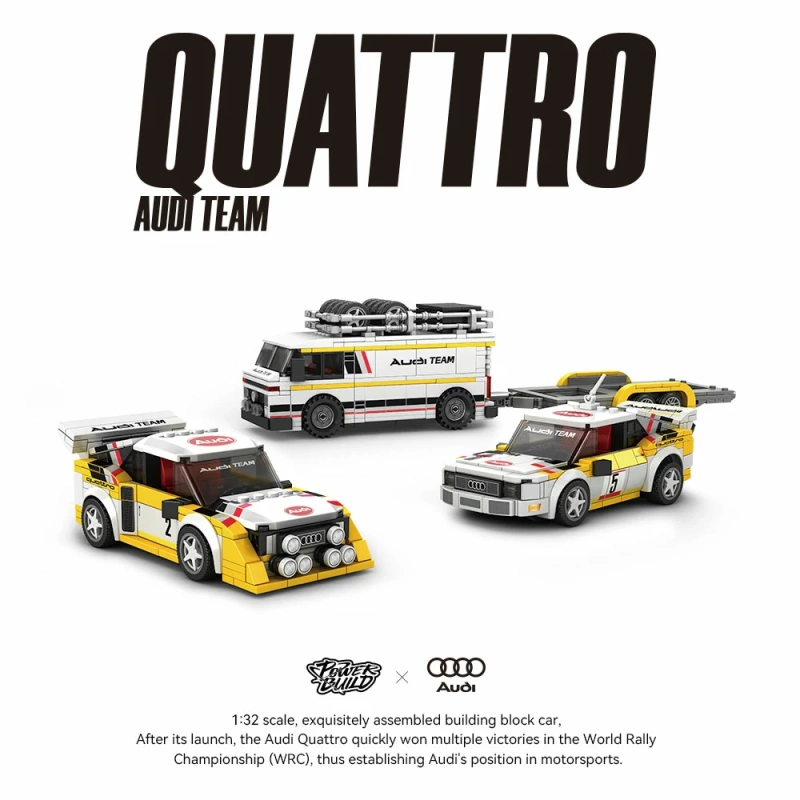 PowerBlock Audi Quattro WRC Rally Car Model