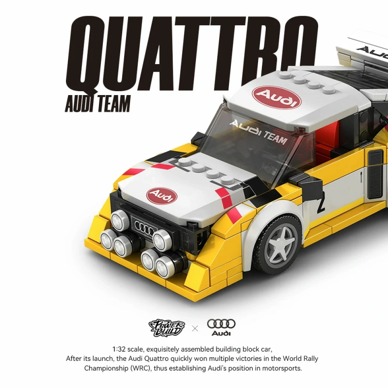 PowerBlock Audi Quattro WRC Rally Car Model