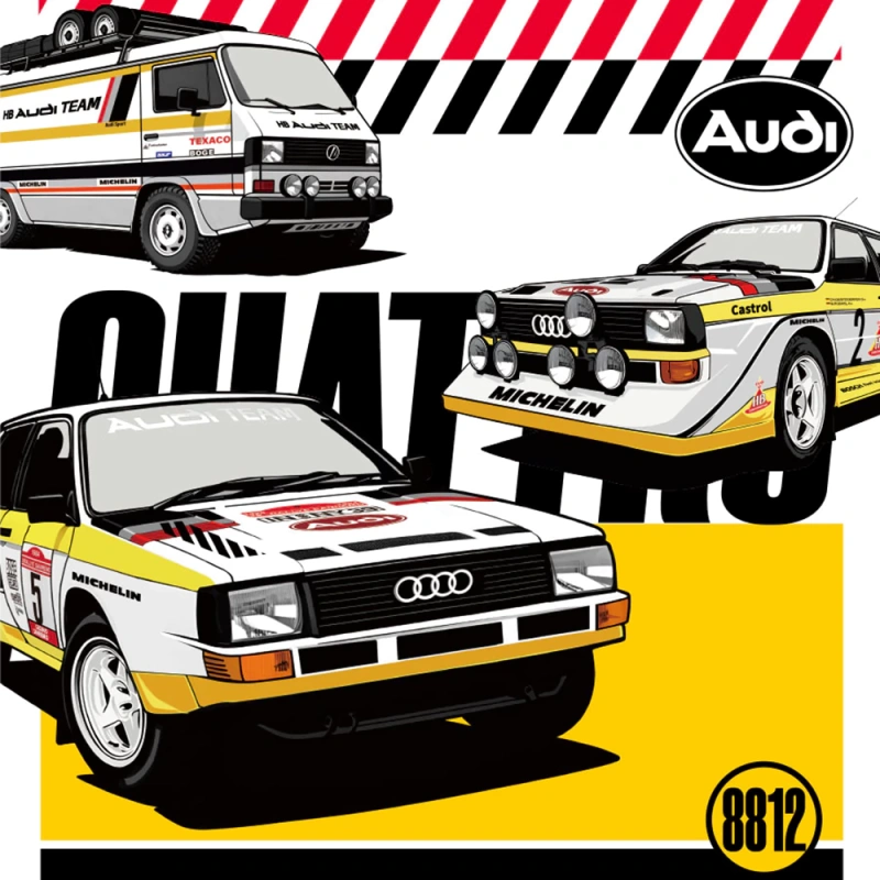 PowerBlock Audi Quattro WRC Rally Car Model