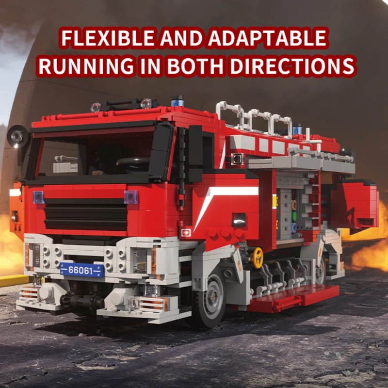 Xbert 66061 BI-DIRECTIONAL DRIVING FIRE RESCUE VEHICLE Technic Europe Warehouse Express