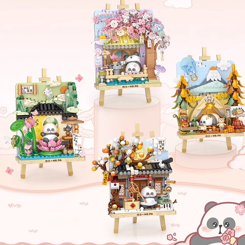 [Mini Micro Bricks] LOZ Panda 3D Painting Creator Expert