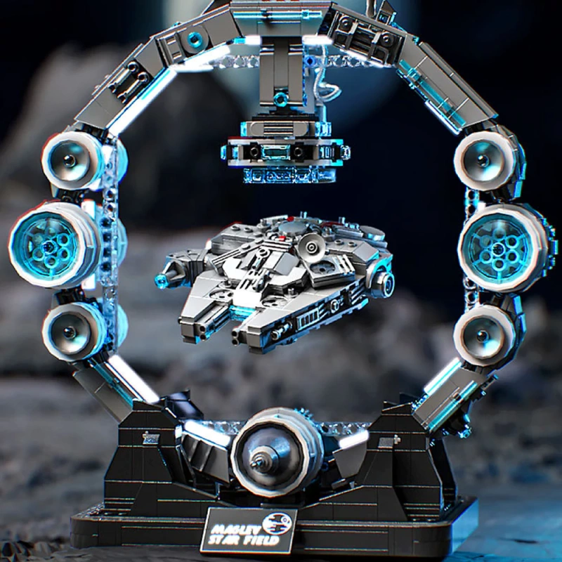 JIQi Maglev Millennium Falcon – LEGO-Compatible Display Set