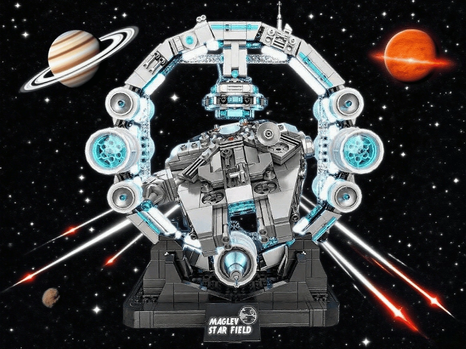 JIQi JQ1122 Maglev Millennium Falcon: A Perfect Fusion of Future ...