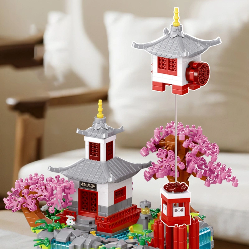 [Mini Micro Bricks] MOYU MY92060 Peach Blossom Paradise Modular Buildings