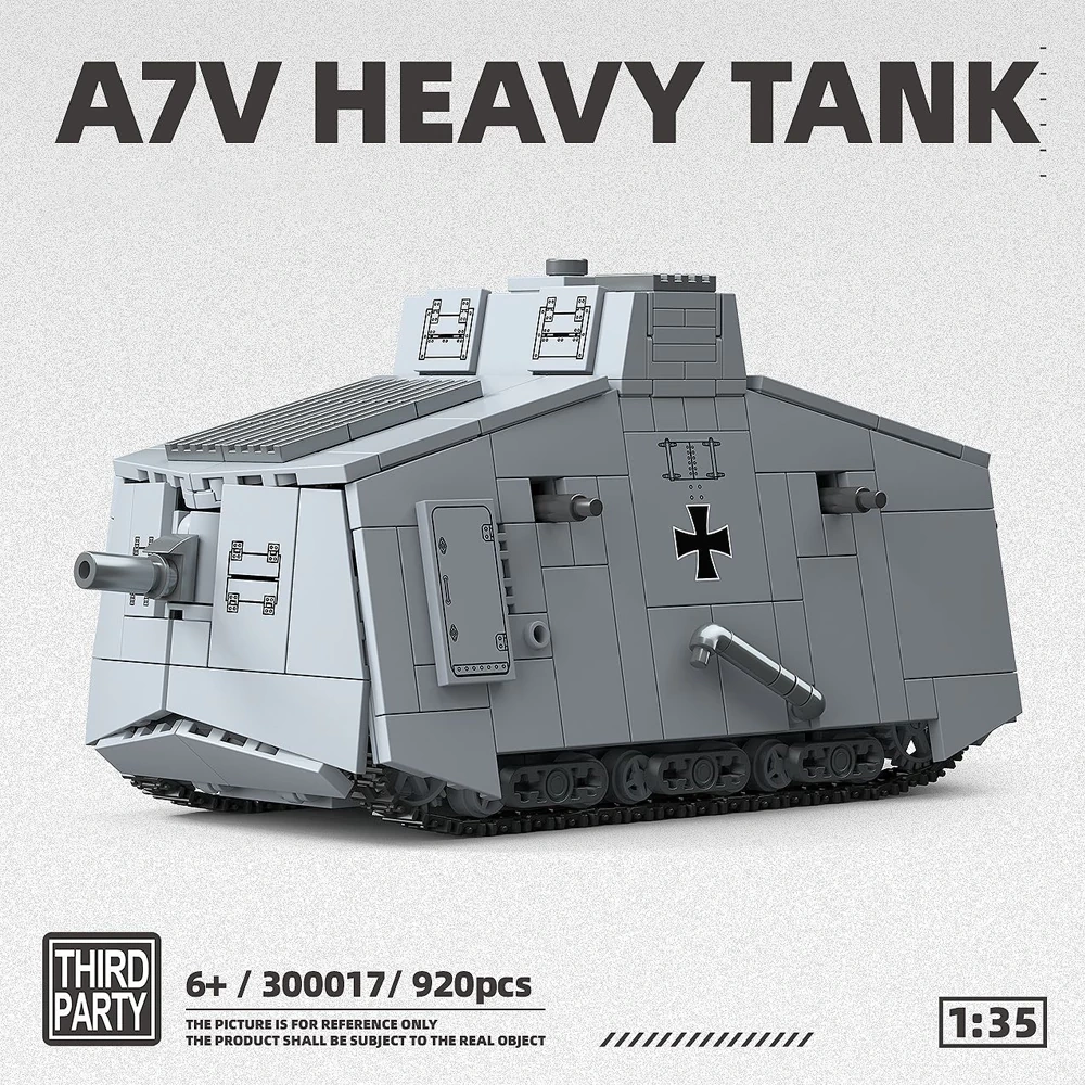 ThirdParty 300017 A7V Heavy Tank Military