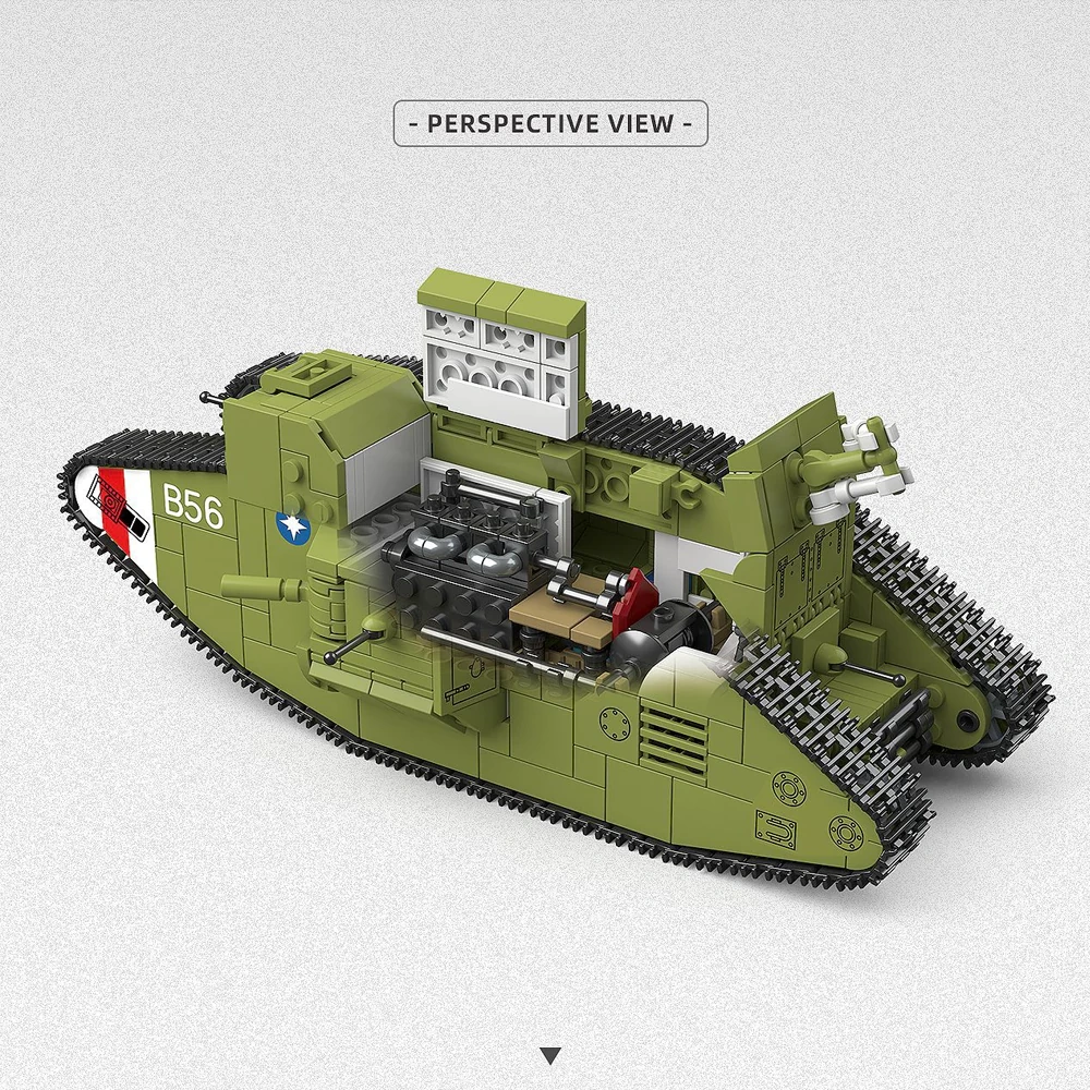 ThirdParty 300018 Heavy Tank MK.V Military