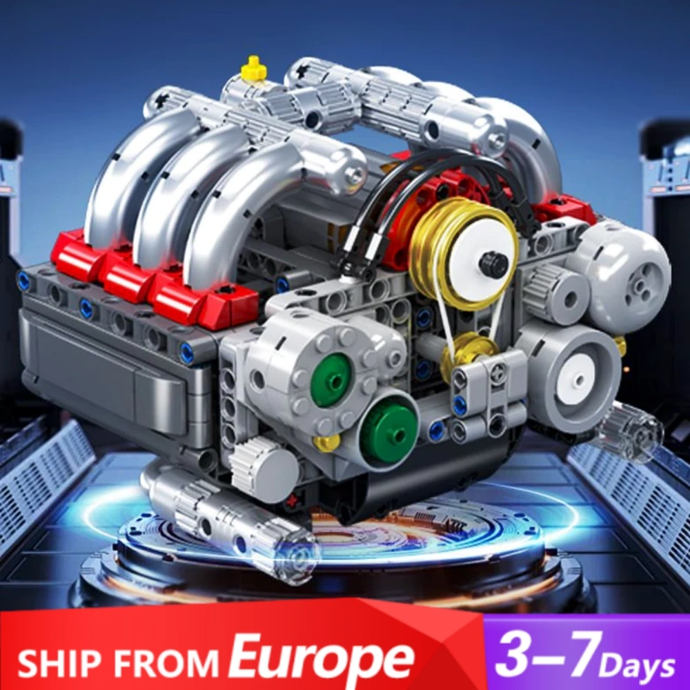 MouldKing 10193 Boxer Engine Technic Europe Warehouse Express