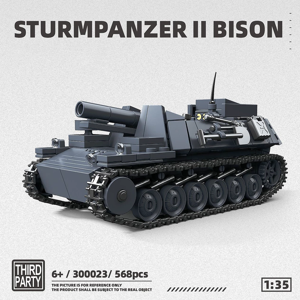 ThirdParty 300023 Sturmpanzer II Bison Tank Military
