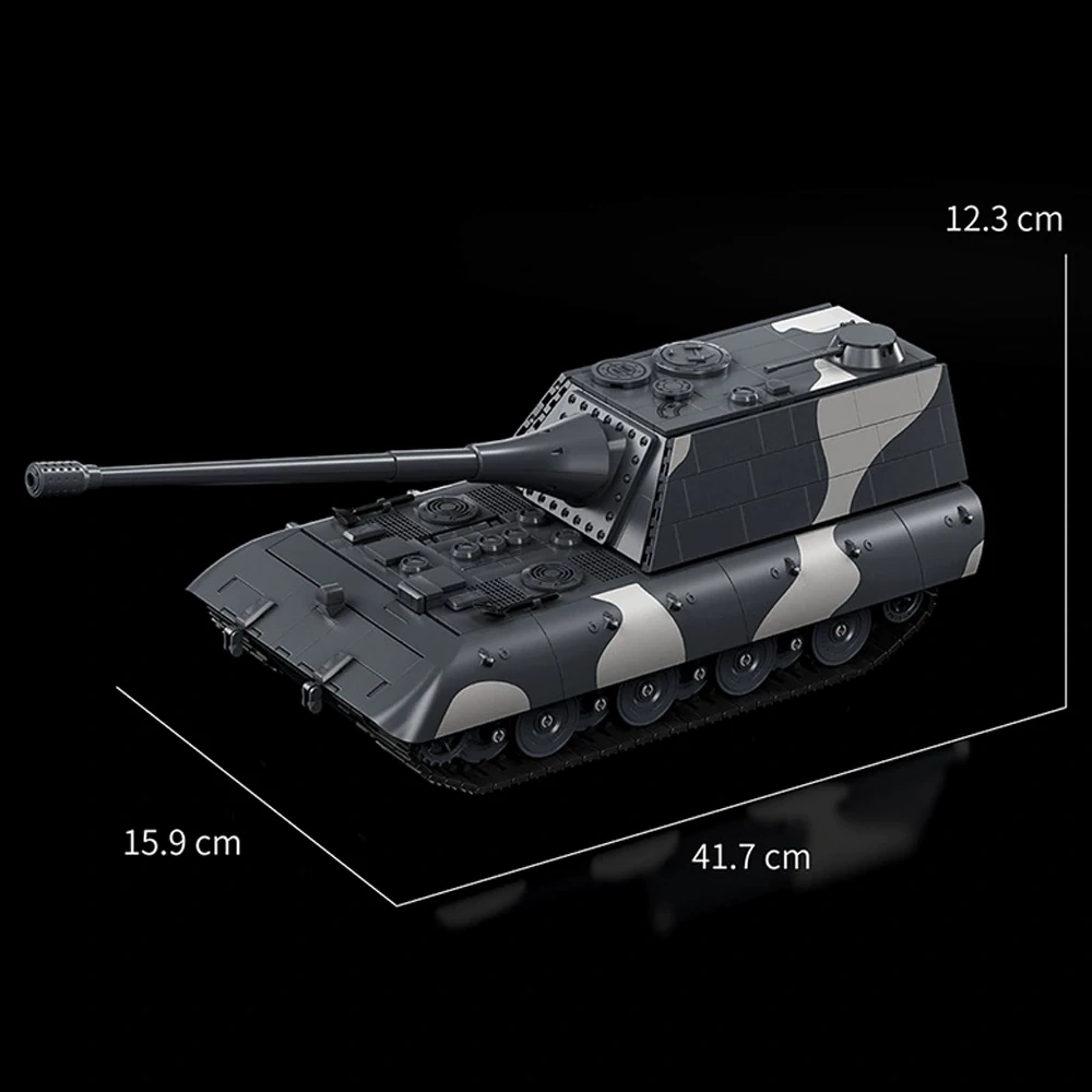 12GO 97018 Jagopanzer E-100 Tank Military