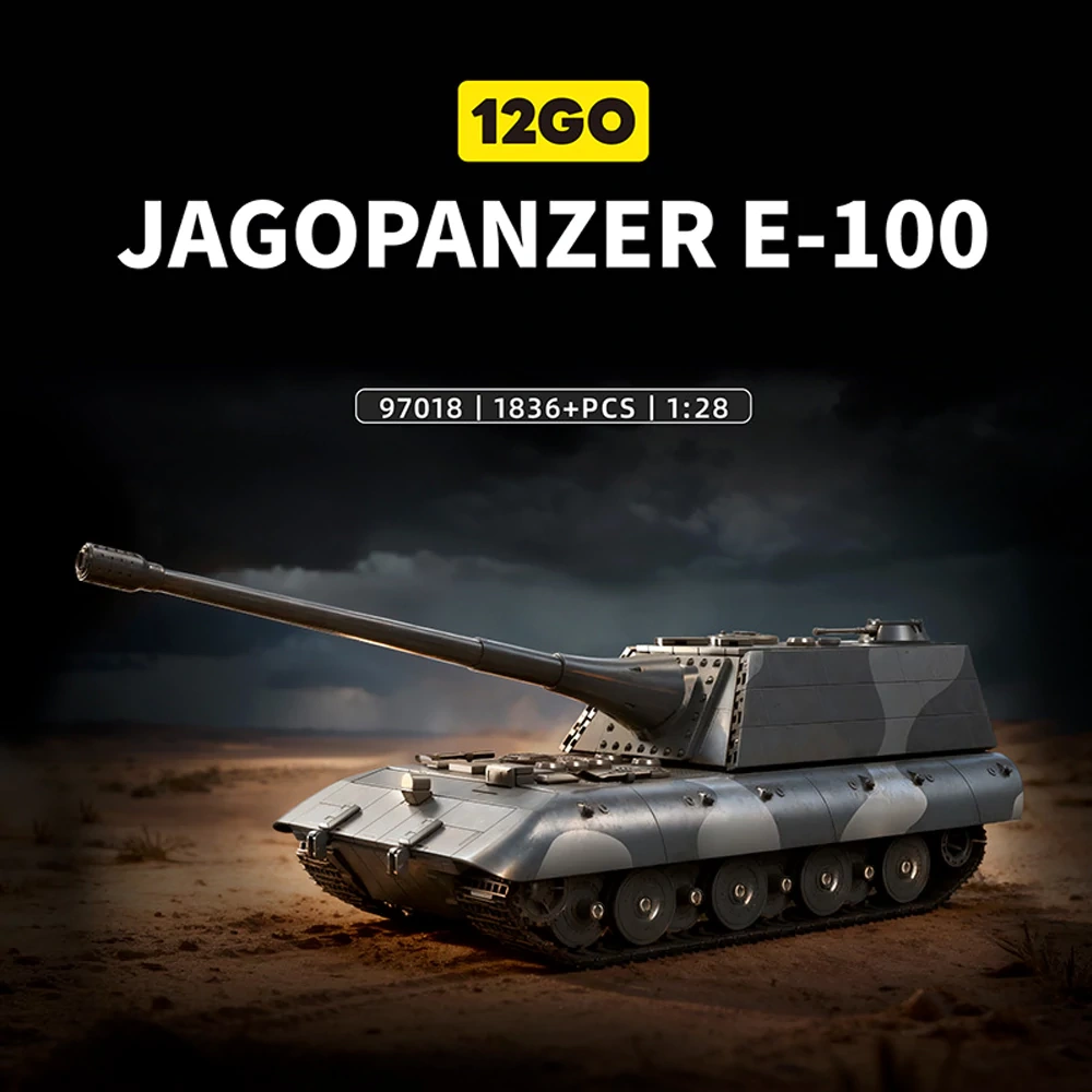 12GO 97018 Jagopanzer E-100 Tank Military