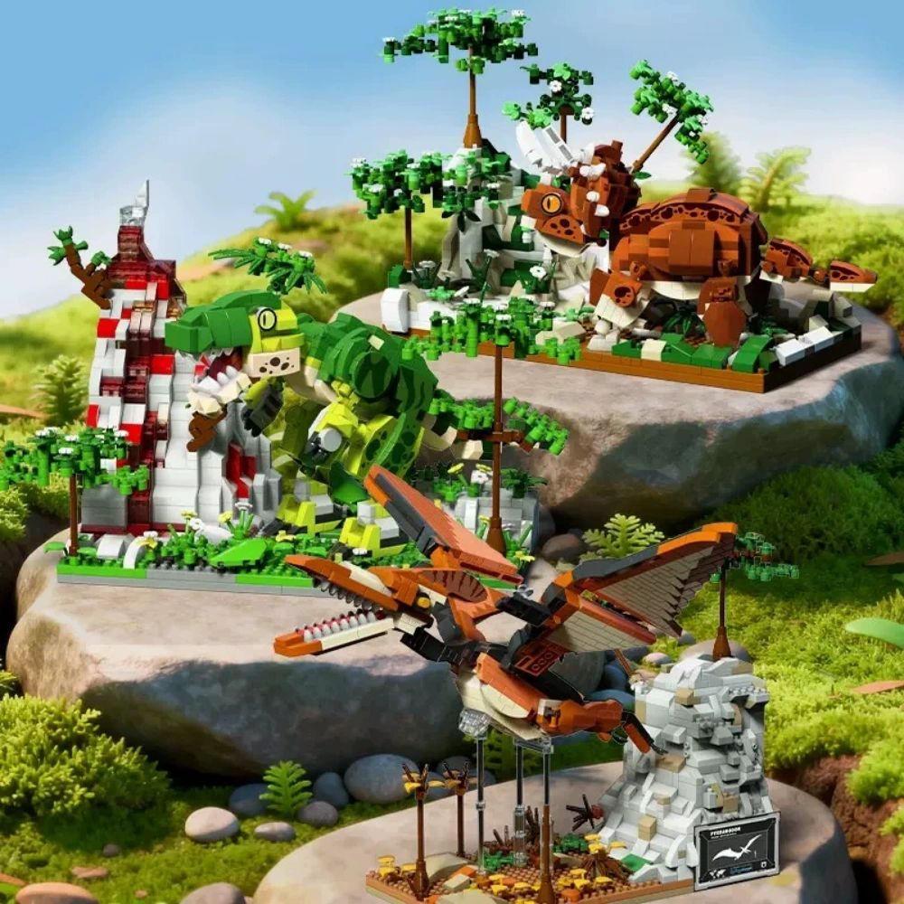 [Mini Micro Bricks] MOYU Ancient Jurassic Monster Dinosaur