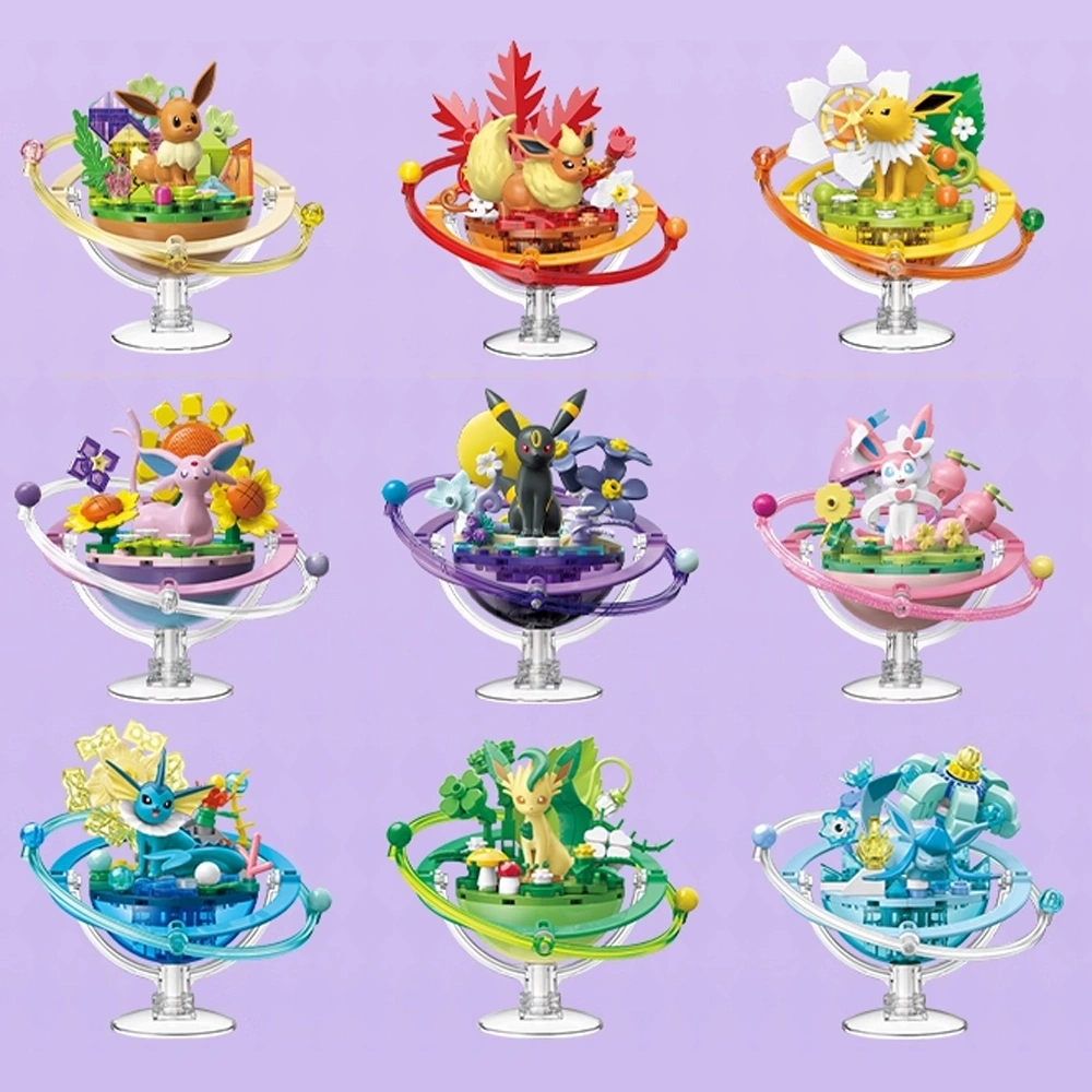 Keeppley Pokémon Planet Series Eevee Evolution Blocks Movie