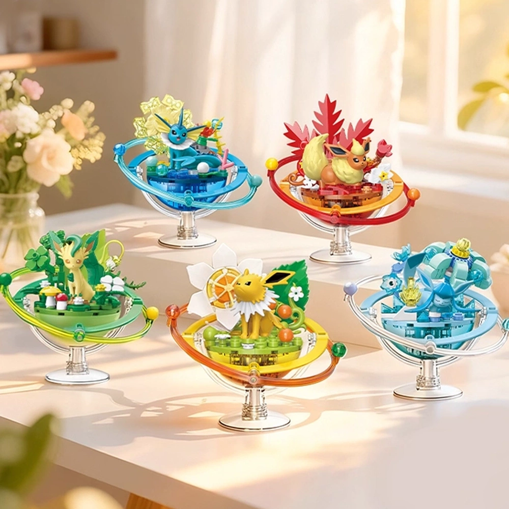 Keeppley Pokémon Planet Series Eevee Evolution Blocks Movie