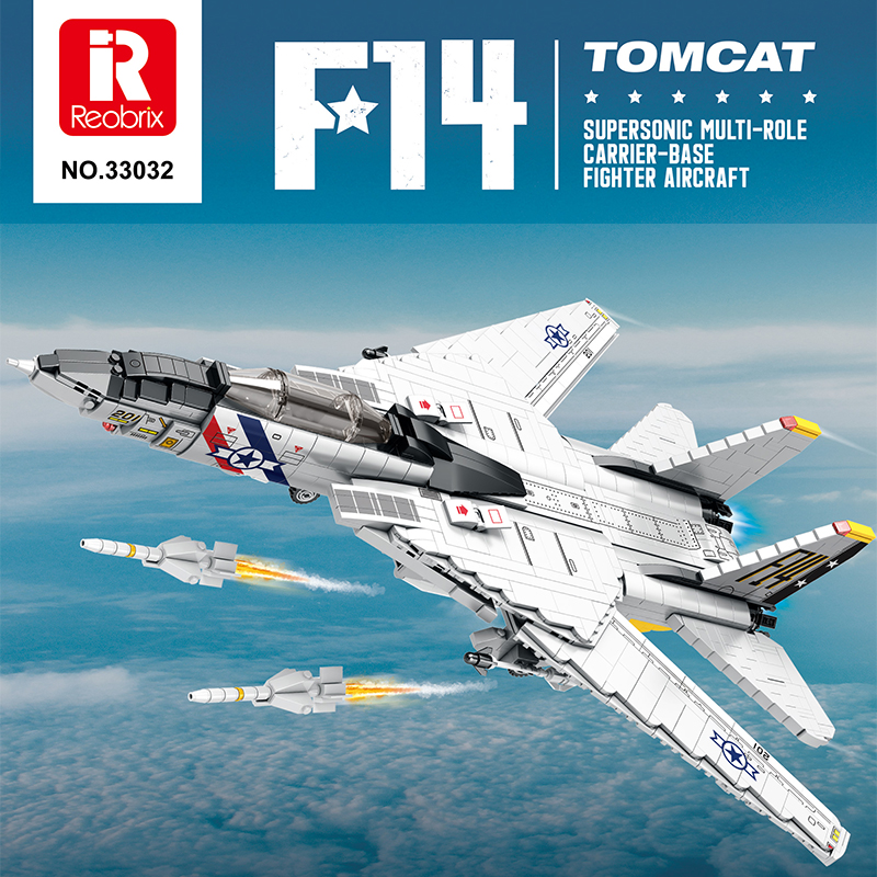 Reobrix 33032 F-14 Fighter Military