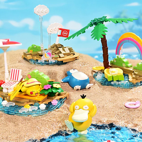 Keeppley Pokémon Beach Party Set – Beach Pokémon Fun at Home