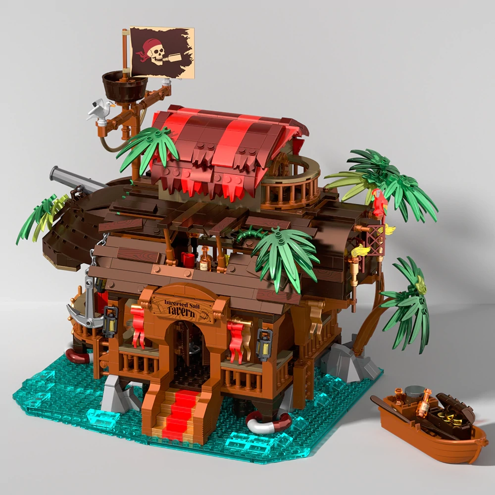 Iambrick 31110 Lego Tavern with Medieval Architecture