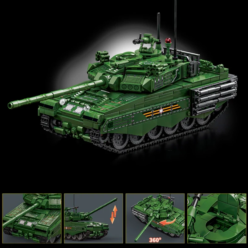 LeYi 66056 T90M MAIN BATTLE TANK Military
