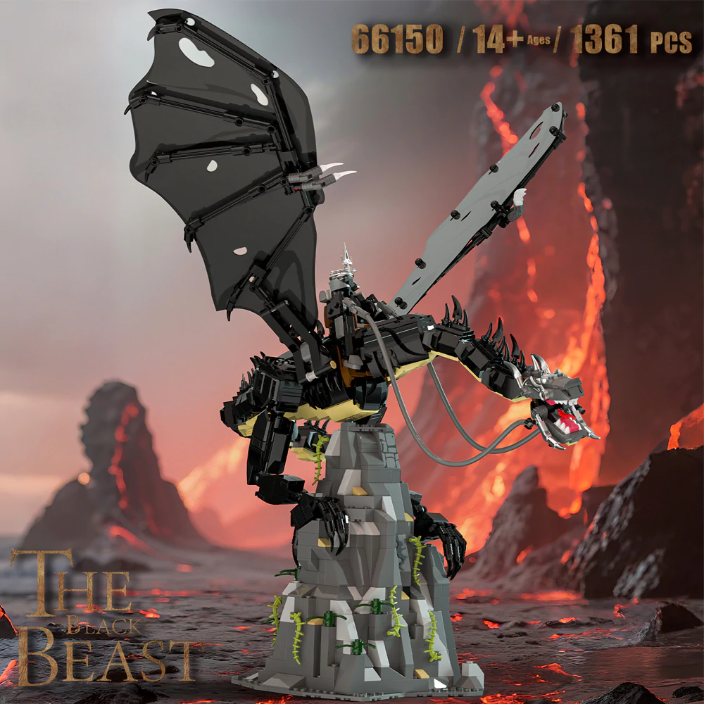 Xbert 66150 THE BLACK BEAST Monster Dinosaur
