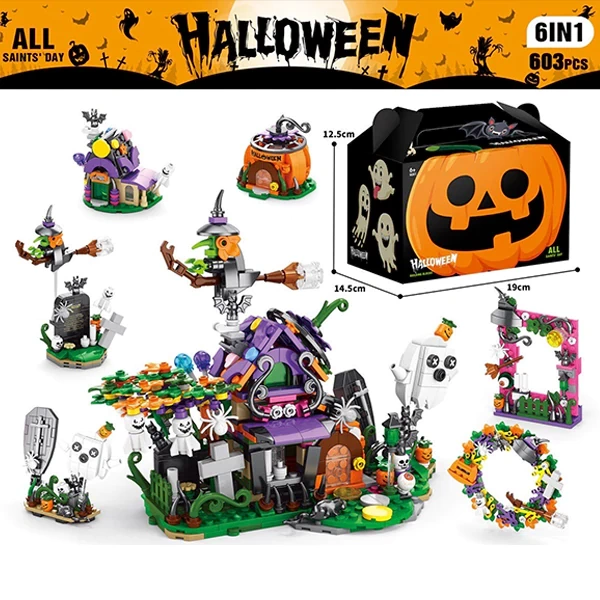 LELE BROTHER Halloween 6IN1 Creator Expert