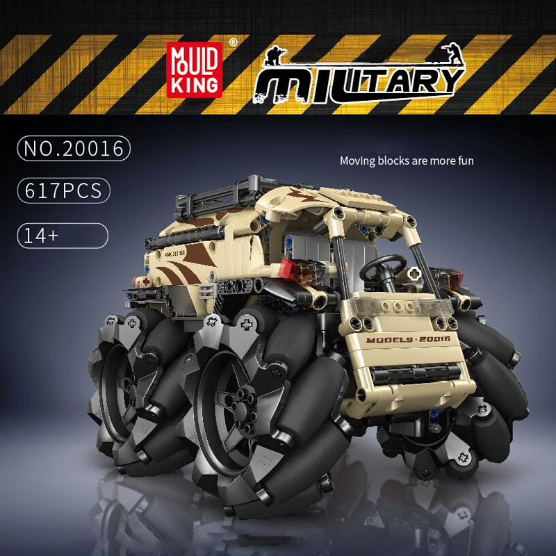 [With Motor] Mould King 20016 ATV Technic