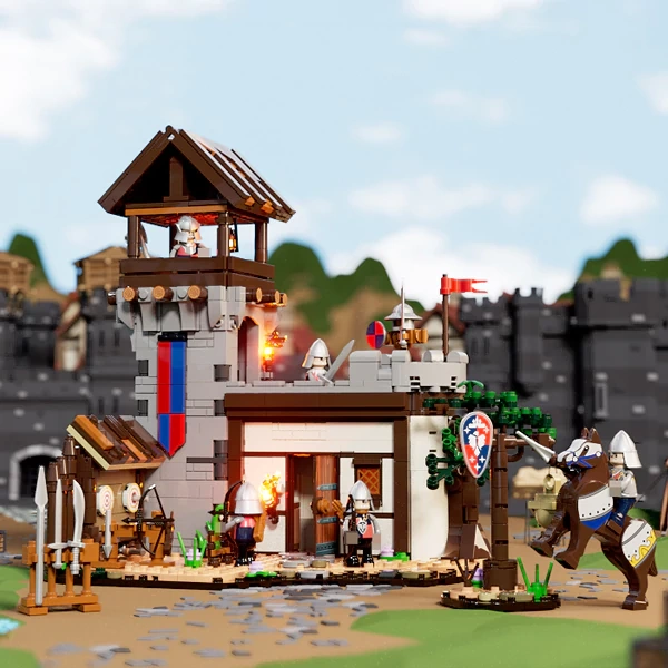FunWhole F9048 Medieval Soldier Training Ground Modular Buildings