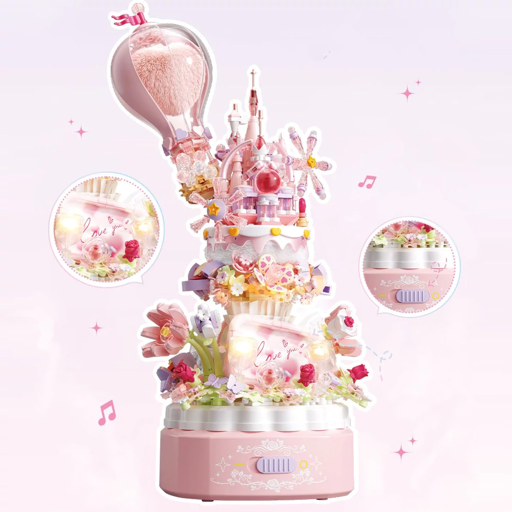 [Mini Micro Bricks] WONDER MOON 804266 Confession Balloon Eight Music ...