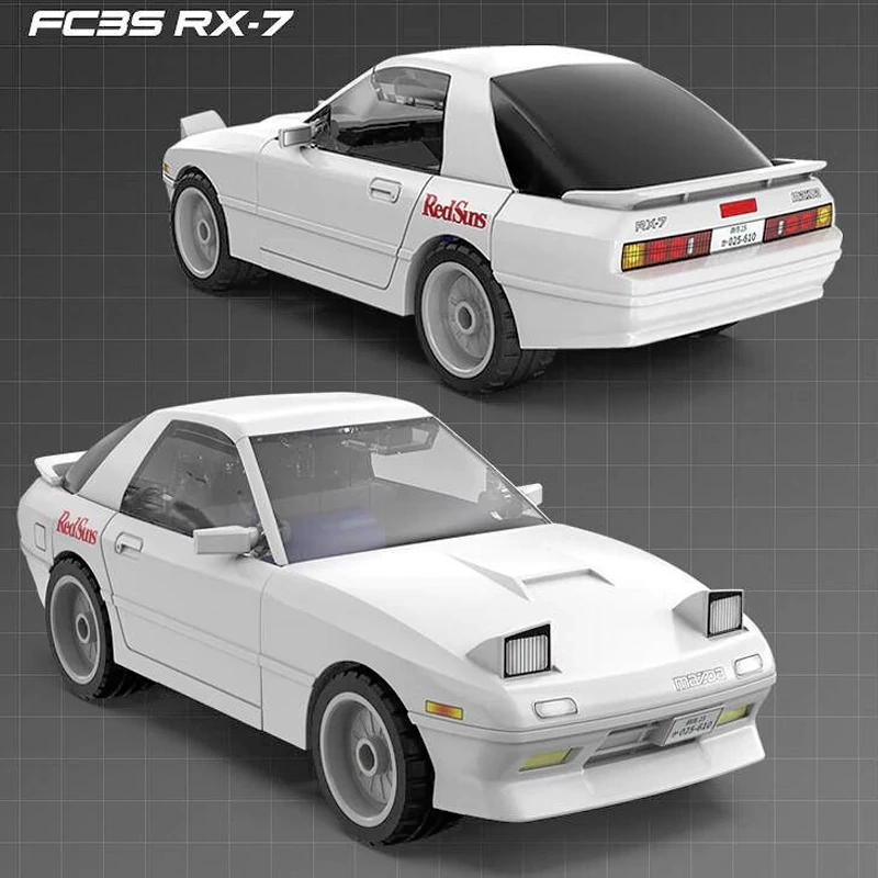 CaDA Initial D Car Building Blocks Movie