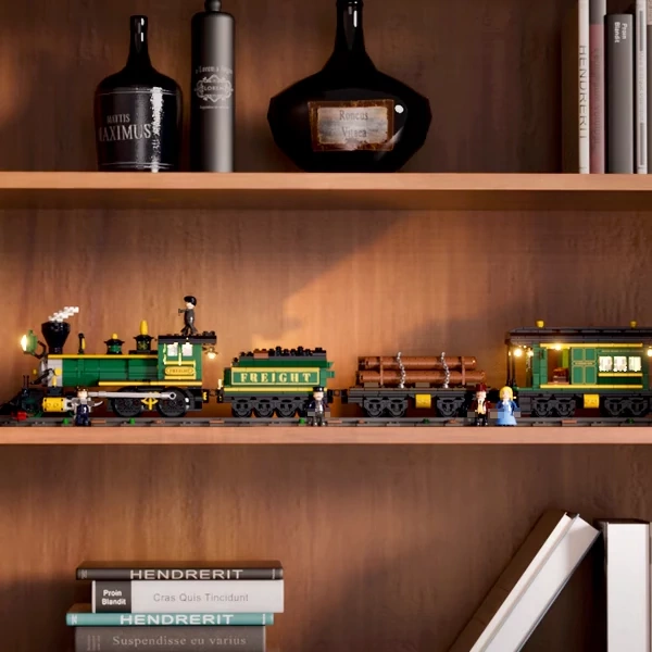 LEGO MOC FunWhole F9036 Western Train Technic Europe Warehouse Express