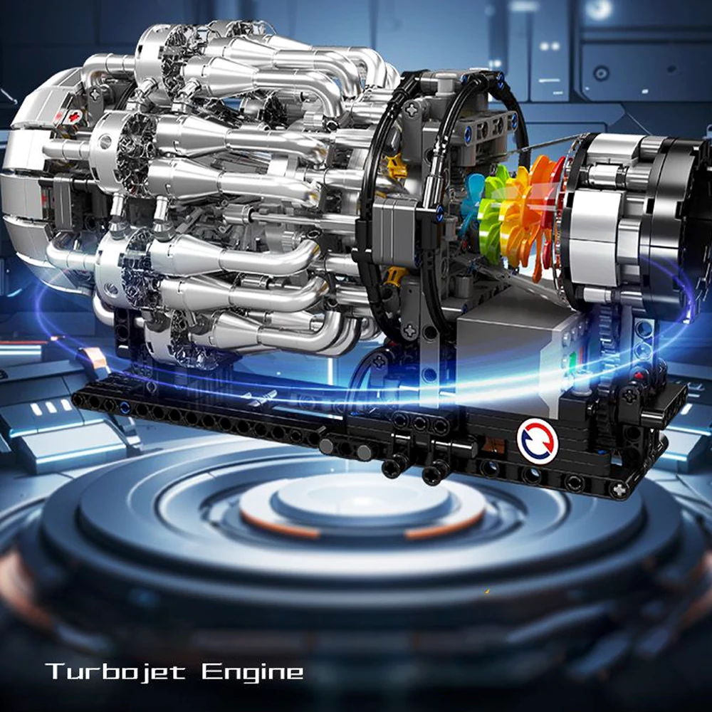 MouldKing 10216 Turbojet Engine Technic