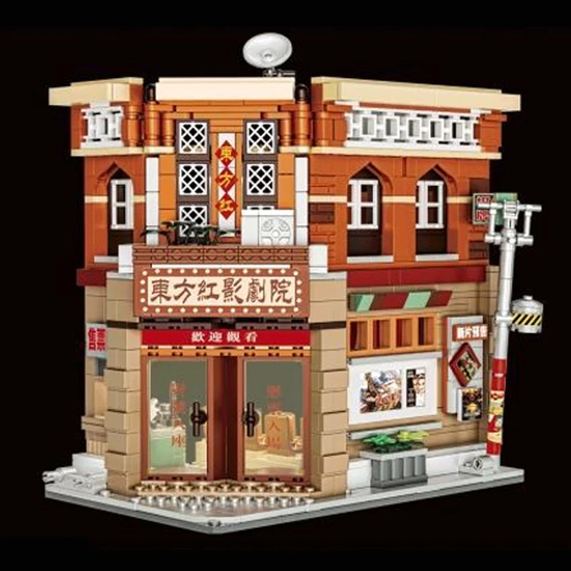 [Mini Micro Bricks] ZHEGAO Retro Street View Series Modular Buildings