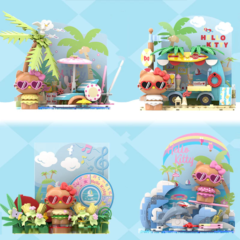 TOPTOY HELLO KITTY Coastal Holiday Series Movie