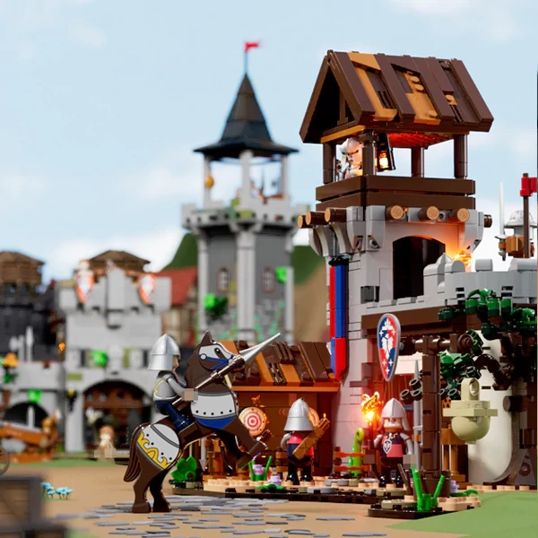 FunWhole F9048 Medieval Soldier Training Ground Modular Buildings