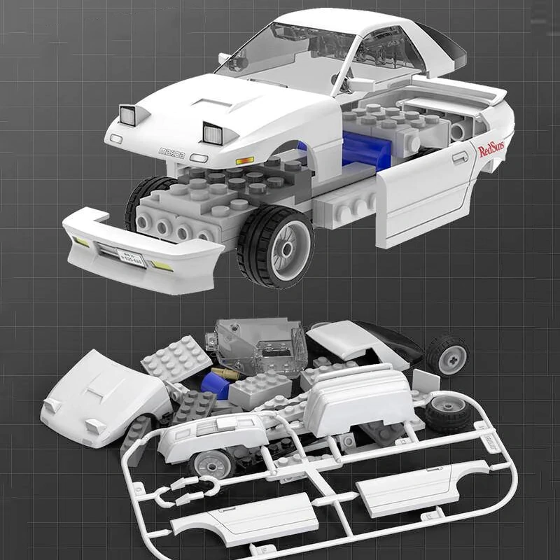 CaDA Initial D Car Building Blocks Movie