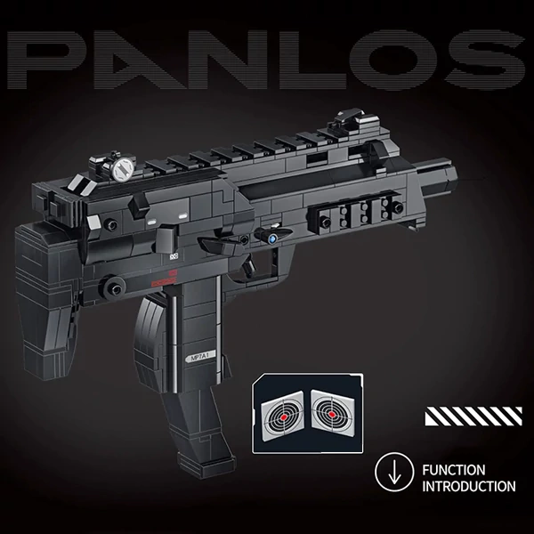 LEGO MOC Panlos 670021 MP7 Submachine Gun Military