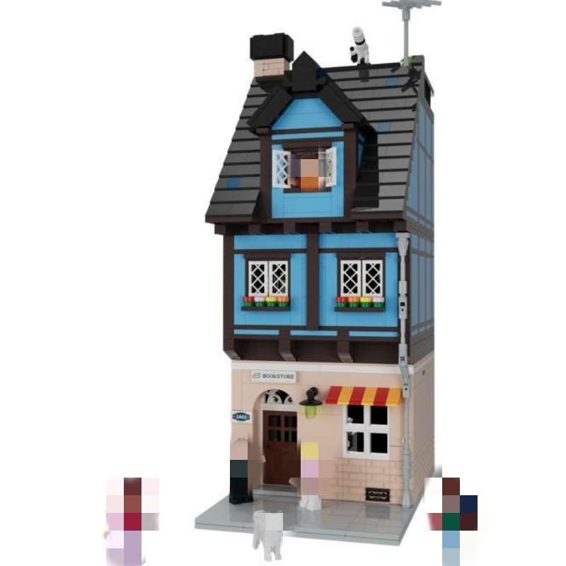 LEGO MOC Kalos Blocks 61004 Kelly Bookstore Modular Buildings