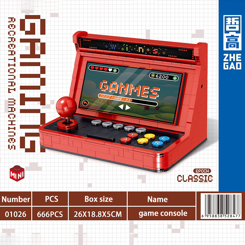 【Mini Micro Bricks】ZHEGAO QL01026 Mini Bricks Game Console Gamins ...