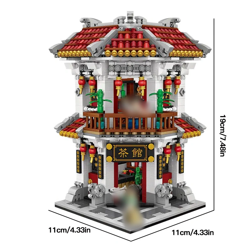 [Deal] LOZ 1023 Ancient Street Teahouse Modular Buildings