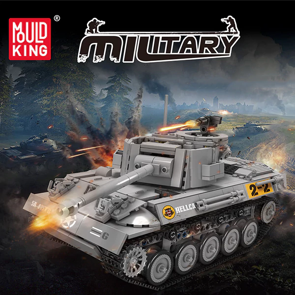 LEGO MOC MouldKing 20032 M18 Hellcat Tank Destroyer Military