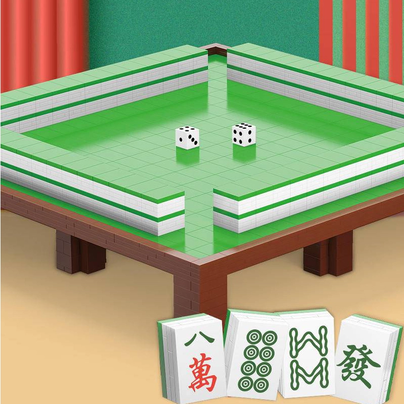 【Mini Micro Bricks】MOYU MY97050 Creator Toys Game MINI Bricks Mahjong ...