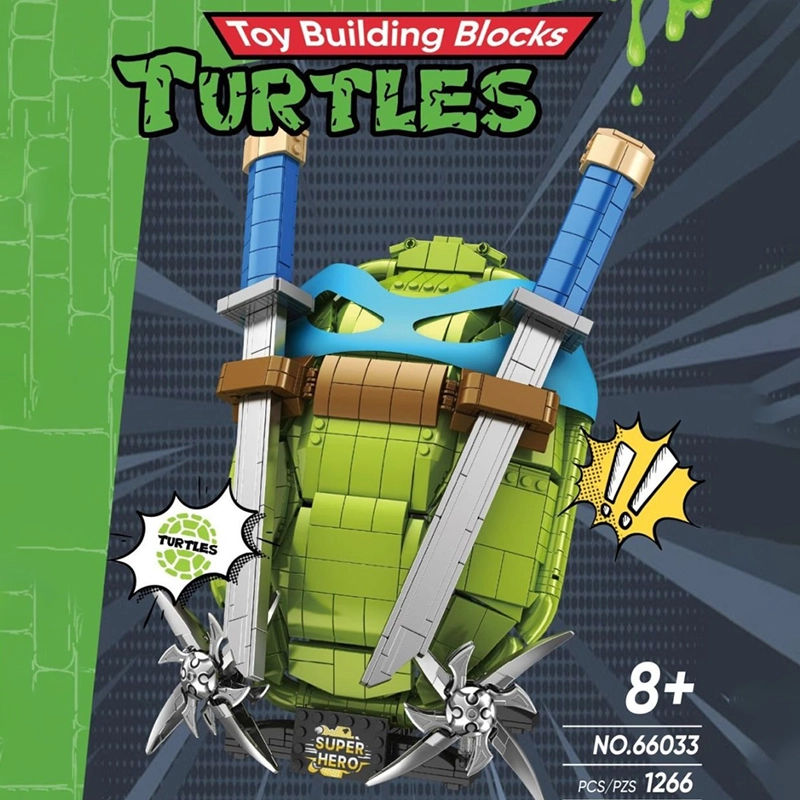 ninja turtle shell and weapons