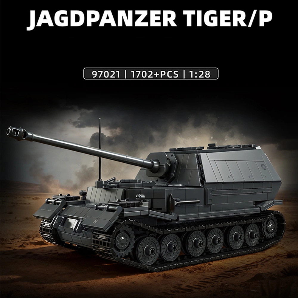 12GO 97021 Jagdpanzer Tiger/P Tank Military