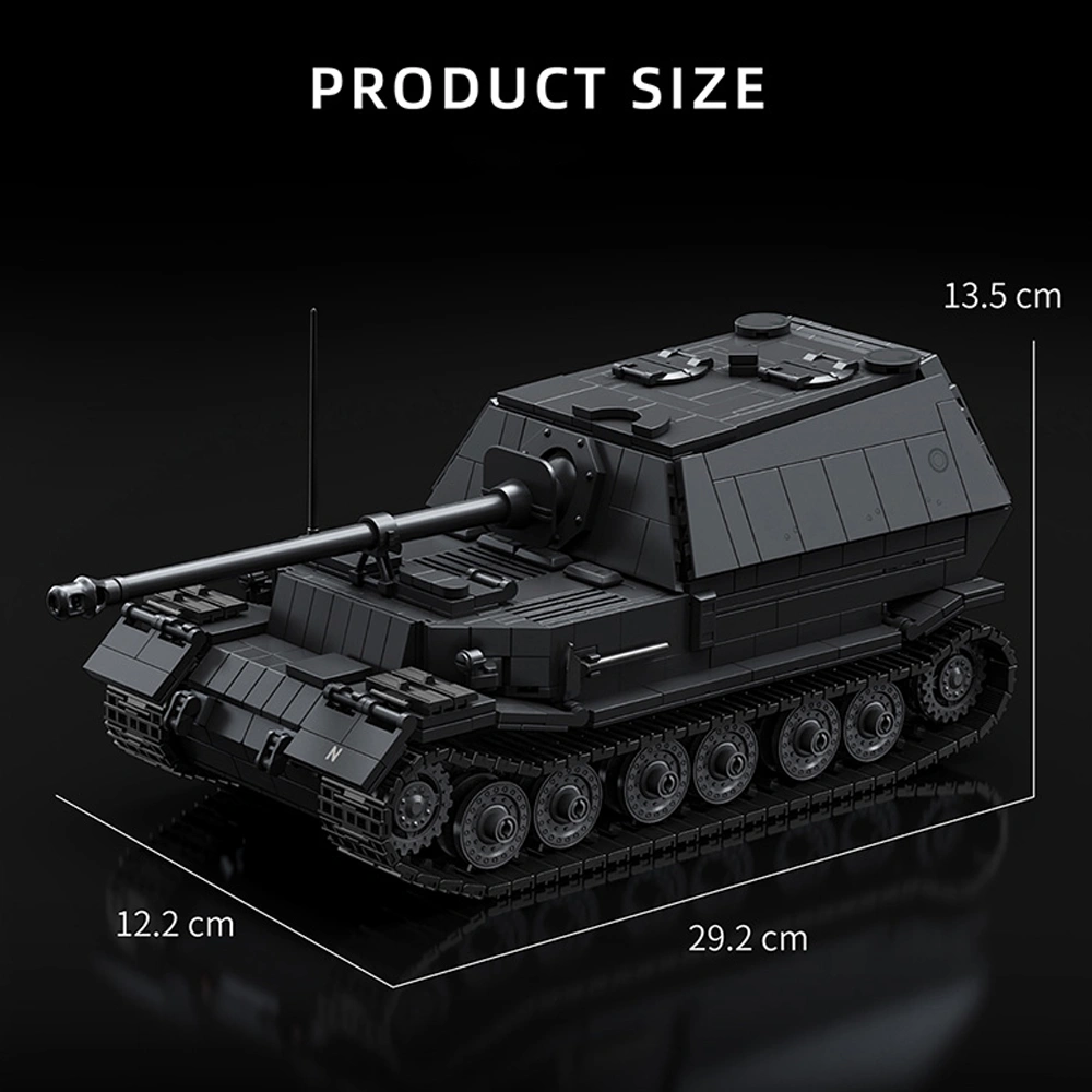 12GO 97021 Jagdpanzer Tiger/P Tank Military
