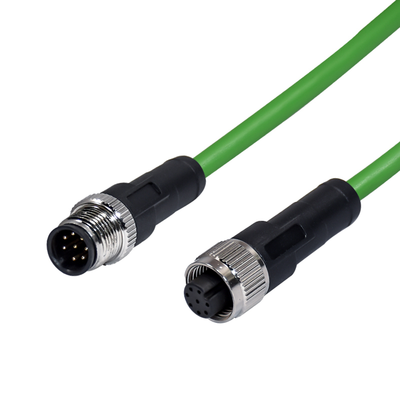 Waterproof m12 connector ip68 m8 m5 m16 m23 3 4 5 8 12 Pin extension cable
