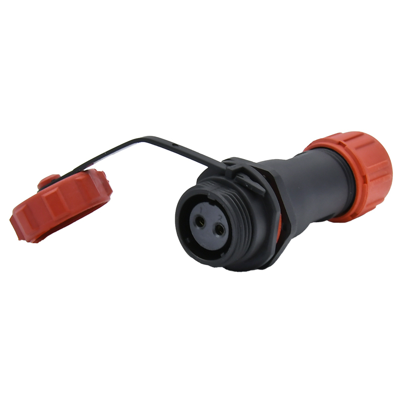 IP67 IP68 SP13 waterproof plastic circular cable connector 2pin 3pin ...